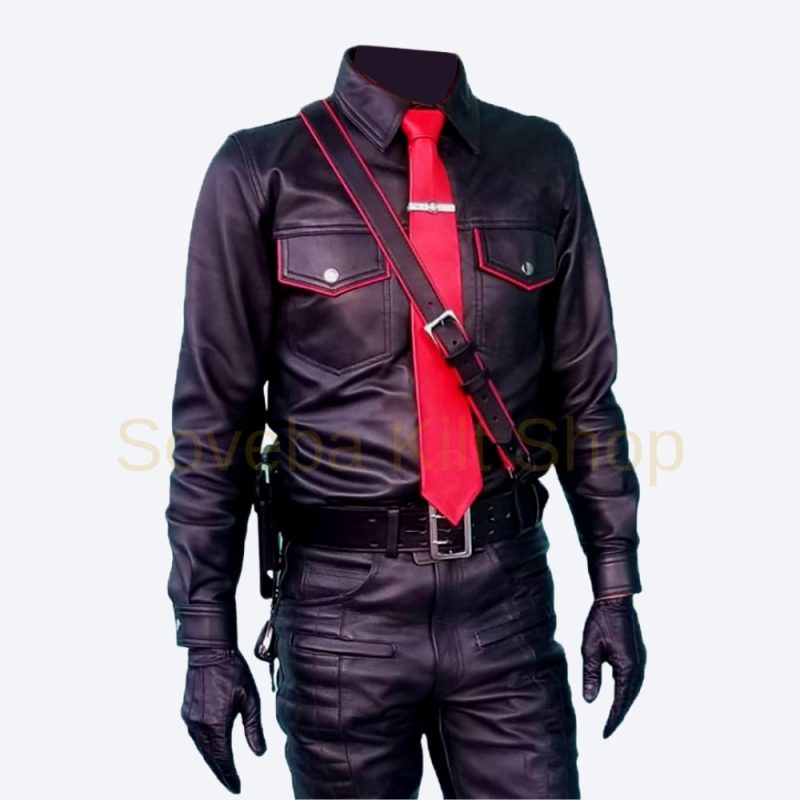 Gay Leather Uniform For Men - Soveba Kilt Shop