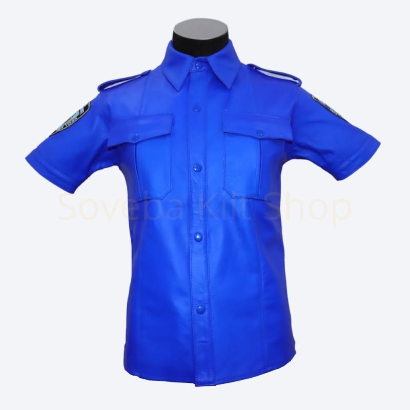 Leather Police Department Uniform Shirt | City Of New York Shirt