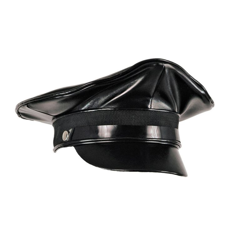 Leather Muir Cap | Buy Leather Cop And Police Muir Caps