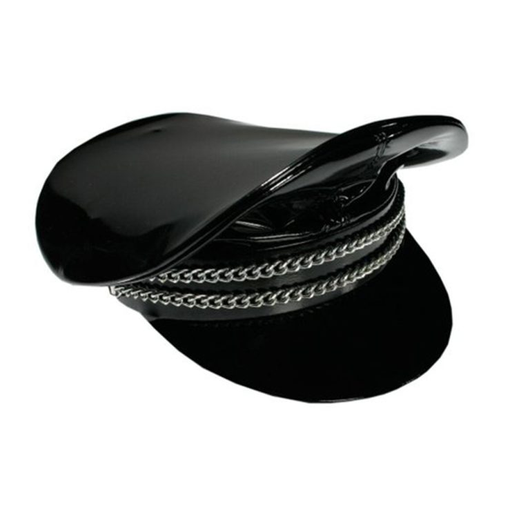 Leather Muir Cap | Buy Leather Cop And Police Muir Caps