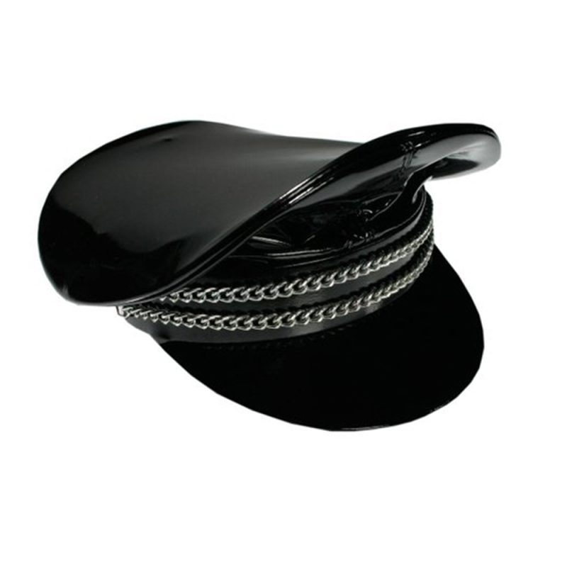 Leather Muir Cap | Buy Leather Cop And Police Muir Caps