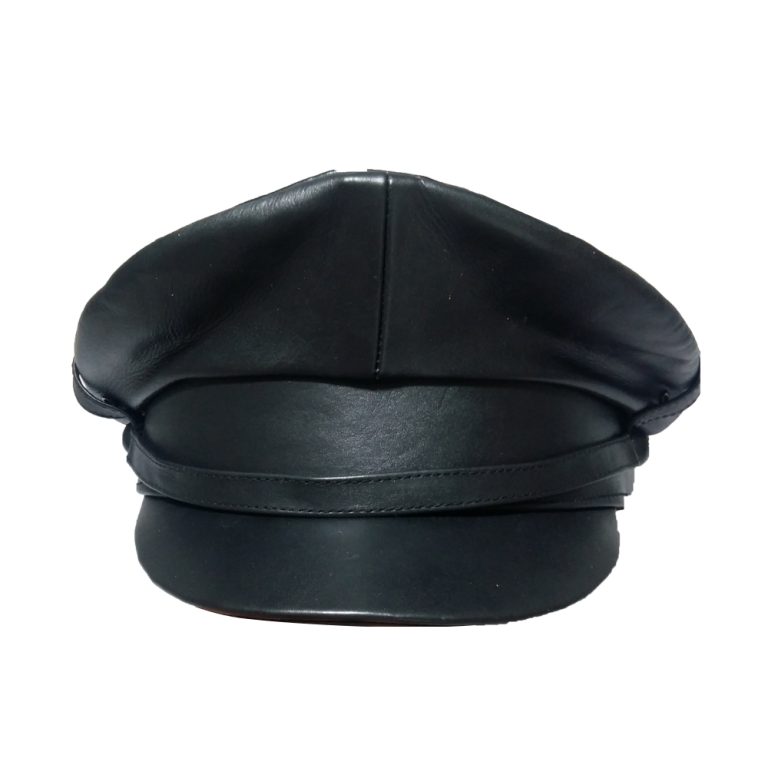 Leather Muir Cap | Buy Leather Cop And Police Muir Caps