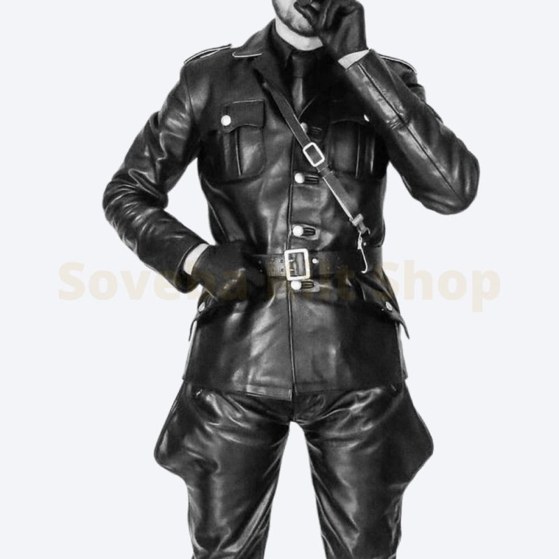 Mens Leather Uniform | Premium Quality Real Leather Made Gay Uniforms