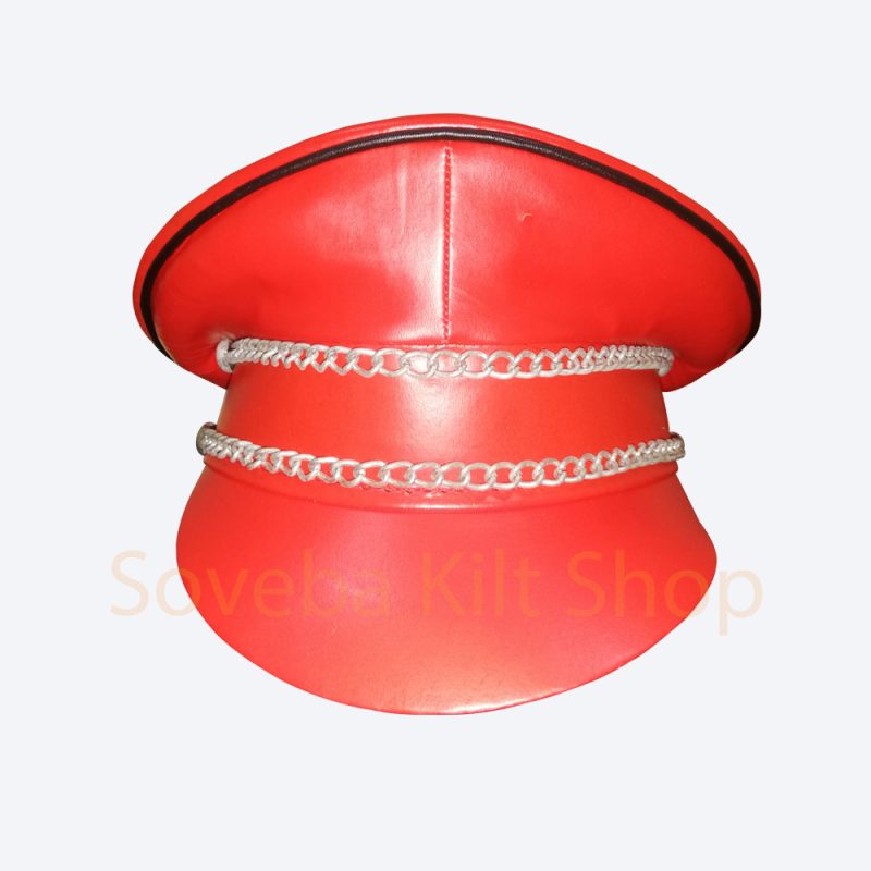 Leather Muir Cap | Buy Leather Cop And Police Muir Caps