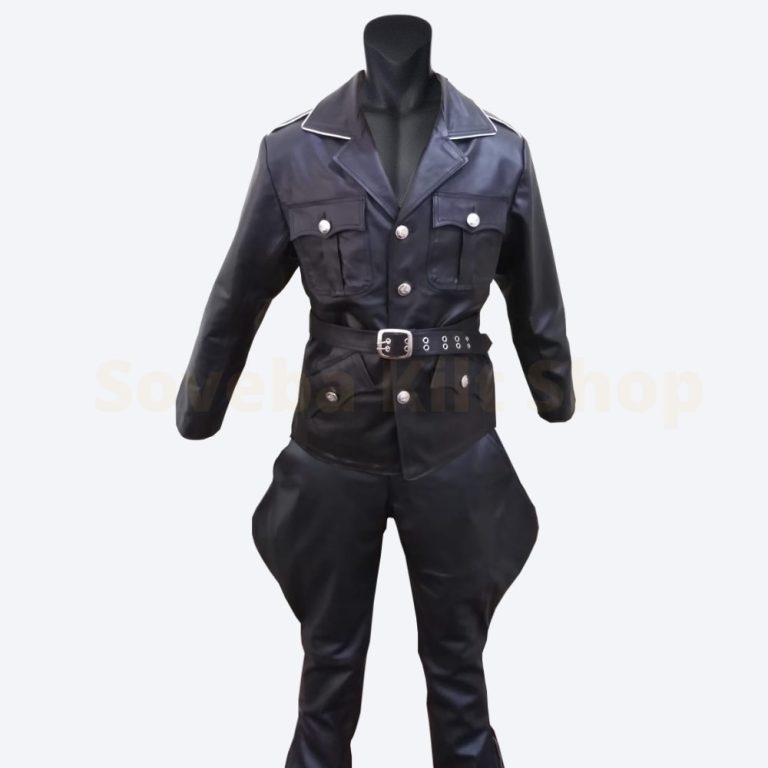 Black Leather Breeches Uniform