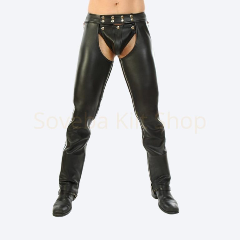Leather Assless Chap - Buy Online Real Leather Made Chaps